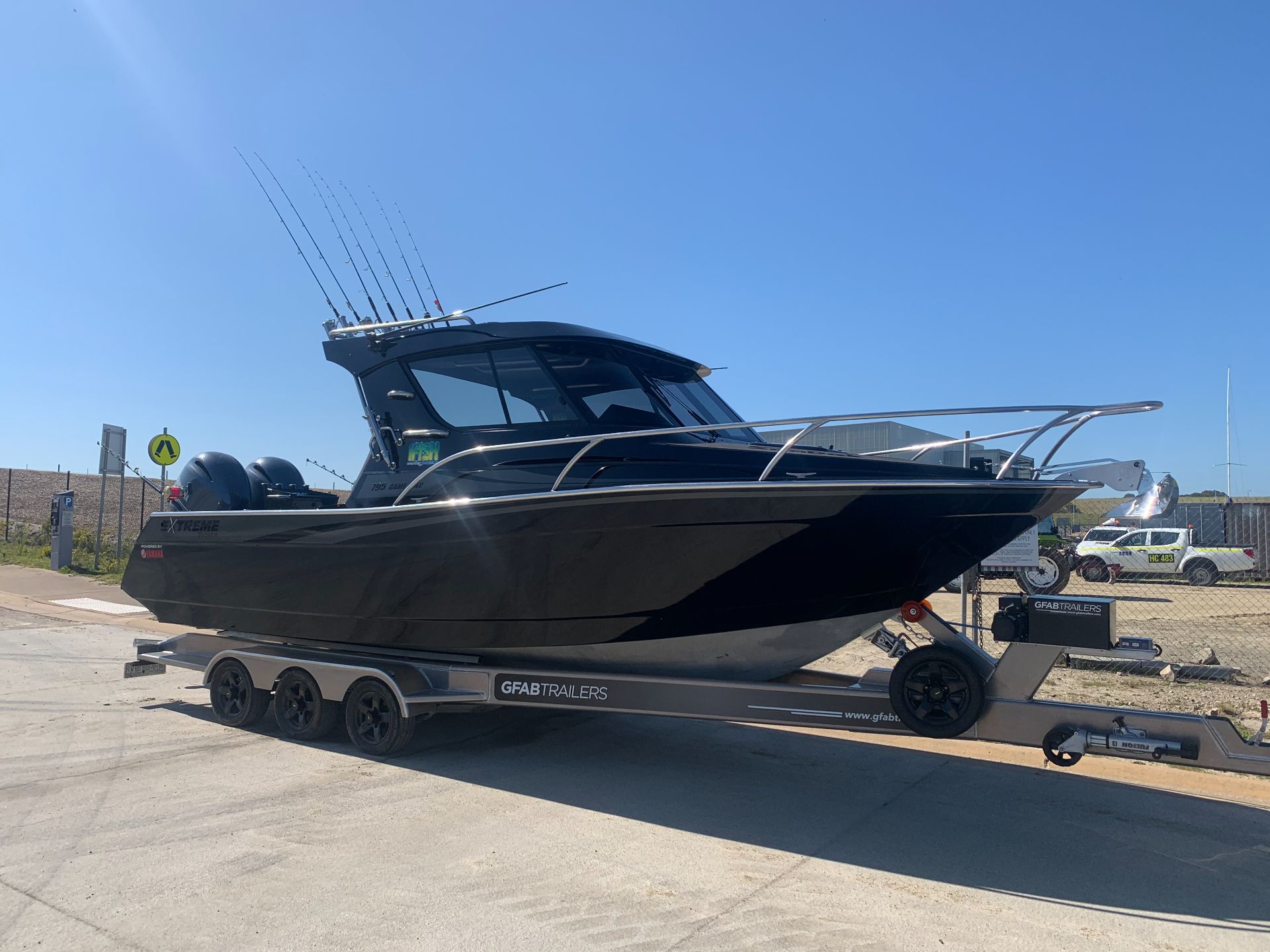 Large GFAB Boat Trailer