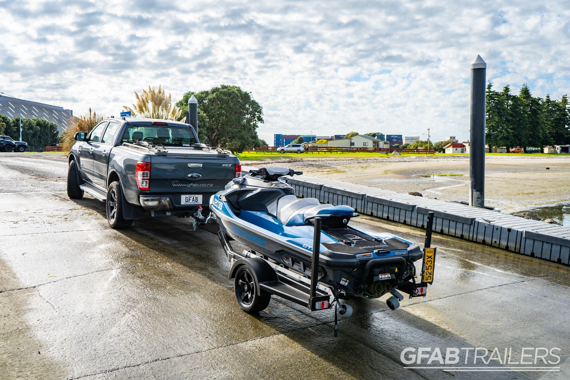 Gfab Ltd - Jetski Trailers - Black Edition