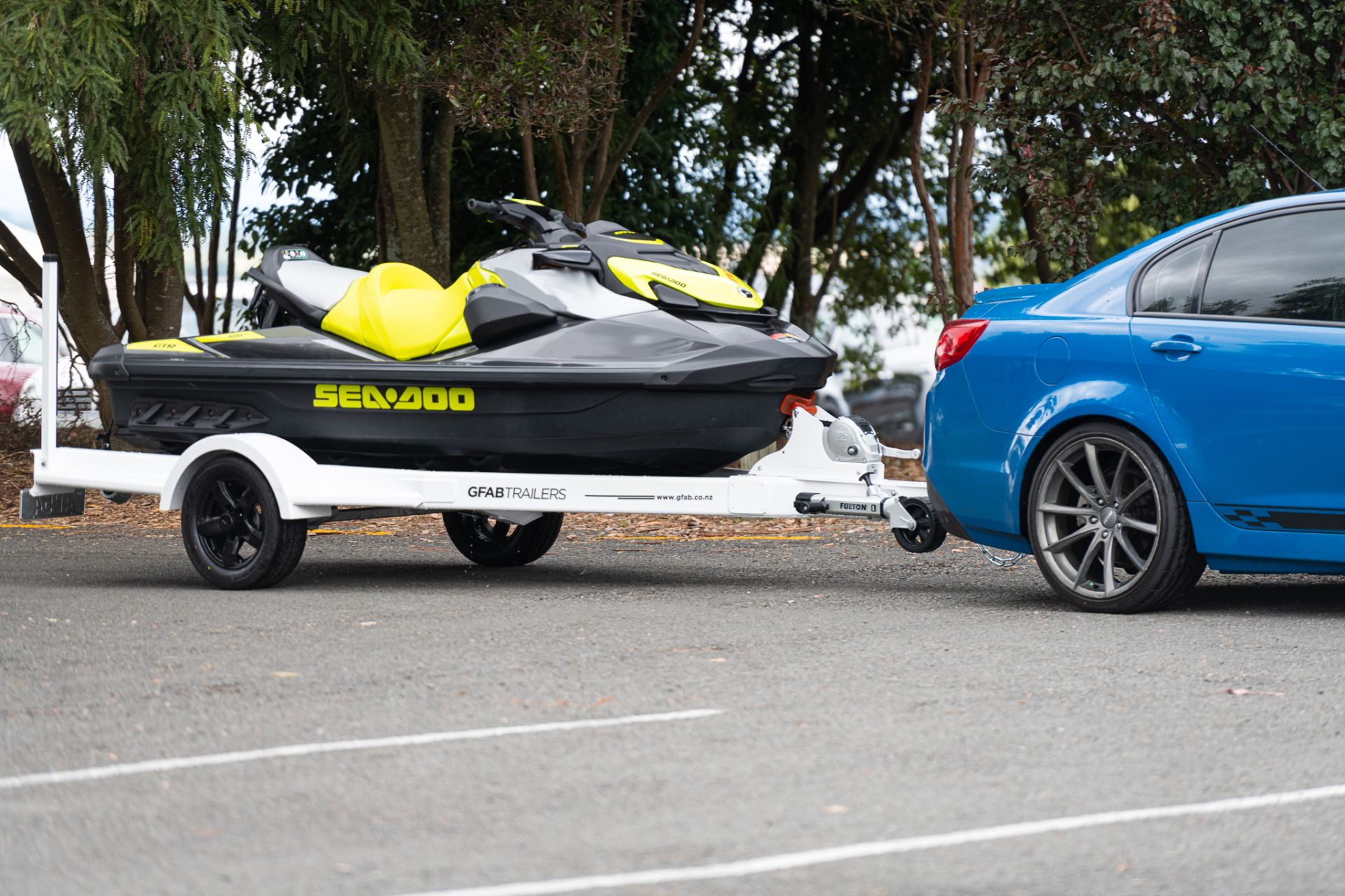 Gfab Ltd - Campaign pages - Single Jet Ski Traile... - White Edition
